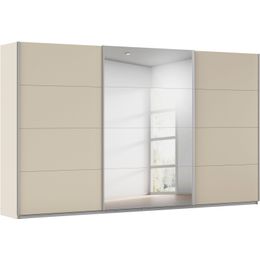 Schwebet&uuml;renschrank Rauch "Kleiderschrank Schrank Garderobe Schlafzimmerschrank CORTONA", beige (champagner), B:360cm H:210cm T:62cm, Holzwerkstoff, Schr&auml;nke, Schwebet&uuml;renschrank, in 3 Ausstattungen BASIC/CLASSIC/PREMIUM (SOFT-CLOSE) MADE IN GERMANY, Topseller
