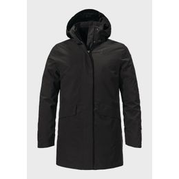 Sch&ouml;ffel SCH&Ouml;FFEL Damen Doppeljacke "3in1 Parka Style Borkol WMS", schwarz, Gr. 40, Aussenjacke Oberstoff: Aussenseite: 100% Polyester. (Membran: