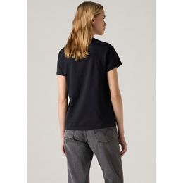 Levi's LEVI'S Damen T-Shirt "LSE THE PERFECT TEE", schwarz, Gr. M, bedruckt, Jersey, Obermaterial: 100% Baumwolle, Shirts, mit Logo Print