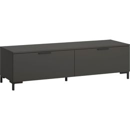 Lowboard Home Affaire "Alternative", grau (kosmos anthrazit), B:149,9cm H:42,7cm T:48cm, Holzwerkstoff, Sideboards, Lowboard, Breite 150 cm