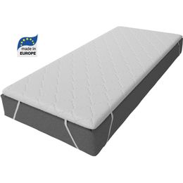 Topper OTTO HOME "Isay, Topper 90x200, 140x200, 180x200 cm", wei&szlig;, neutral, B:180cm H:6cm L:200cm, Komfortschaum, Topper, Matratze, Boxspringbett, Allergiker geeignet (Hausstauballergiker)