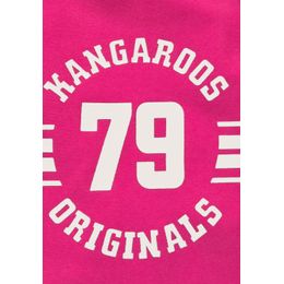 Kangaroos M&auml;dchen Tankini "Sporty", pink, Gr. 158, kontrastfarbene Details, unifarben, Polyamid, Bikini-Sets, mit sportlichem Frontdruck