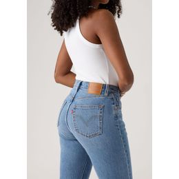 Levi's LEVI'S Damen Stretch-Jeans "LV Jeans 501 CURVE BLACKS", blau, Gr. 28, Denim/Jeans, Obermaterial: 99% Baumwolle, 1% Elasthan, Jeans, Die Passform