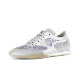 Gabor Damen Sneaker "Sneaker low", Gr. 38, silber, Schuhe