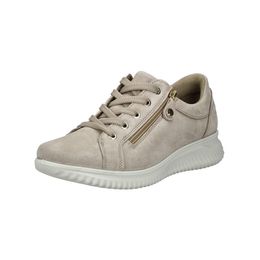 IMac Damen Sneaker "IMac Sneaker Veloursleder", Gr. 42, beige, Veloursleder, Schuhe