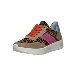 Ara Damen Sneaker "Ara Sneaker Lederimitat", Gr. 40, beige, Lederimitat, Schuhe