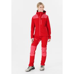 WHISTLER Damen Softshellhose "Salton", rot, Gr. 44, mehrfarbig, 92% Polyamid, 8% Elasthan, Hosen, mit Stretchfunktion und wasserabweisender Qualit&auml;t