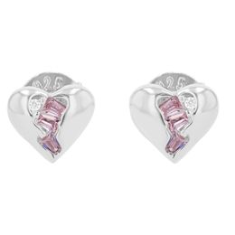 Adelia&acute;s Paar Ohrh&auml;nger ADELIA&acute;S "Damen Ohrringe &ndash; Ohrstecker aus 925 Silber mit Zirkonia", Damen, Gr. Damen, Silber 925 (Sterlingsilber), silber, Ohrringe, Zum Verschenken &ndash; ideal zum Valentinstag
