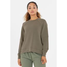 ENDURANCE ATHLECIA ATHLECIA Damen Sweatshirt "Jacey", gr&uuml;n, Gr. 38, unifarben, 51% Polyester, 44% Modal, 5% Elasthan, Sweatshirts, aus extra weichem Material