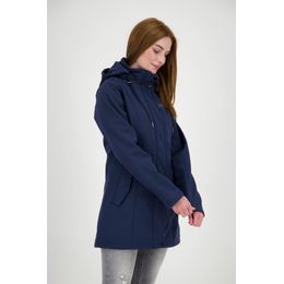 DEPROC Active Damen Softshellmantel "TWIN PEAK NEW WOMEN", blau, Gr. 46, Softshell, 96% Polyester. 4% Elasthan, M&auml;ntel, auch in Gro&szlig;en Gr&ouml;&szlig;en