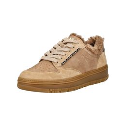 Paul Green Damen Sneaker "Paul Green Sneaker Leder", Gr. 43, braun, Leder, Schuhe