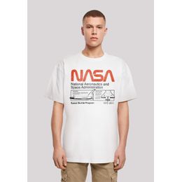 F4NT4STIC Herren T-Shirt "NASA Classic Space Shuttle", wei&szlig;, Gr. XXL, Obermaterial: 100% Baumwolle, Shirts, Print