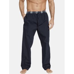 Jan Vanderstorm Herren Pyjama "2er Pack Schlafhose RAWALD", Gr. XXL, blau, Obermaterial: 100% Baumwolle., Homewear-Sets