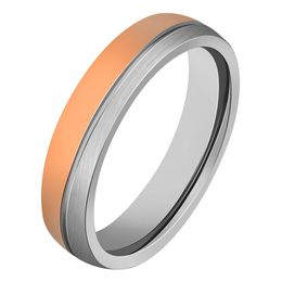 Adelia&acute;s ADELIA ́S Herren Fingerring "Herren Ring aus Edelstahl", 66, Edelstahl, rosa, Edelstahl, Fingerringe