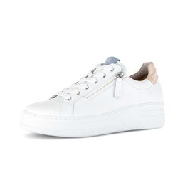 Sneaker Gabor "Sneaker low", Damen, Gr. 37, wei&szlig;, Schuhe Sneaker