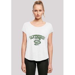 F4NT4STIC Damen T-Shirt "Harry Potter Slytherin Sport Wappen", wei&szlig;, Gr. S, Obermaterial: 100% Baumwolle, Shirts, Print
