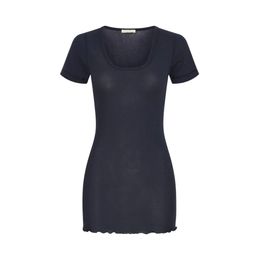 Funktionstop SEAMLESS BASIC "Seamless Basic Top Cotton Roseanna", Damen, Gr. L/XL, midnight, Obermaterial: 100% Baumwolle, Tops