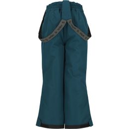 ZIGZAG Jungen Skihose "Soho", blau, Gr. 140, unifarben, 88% Polyester, 12% Elasthan, Hosen, mit abnehmbaren Hosentr&auml;gern