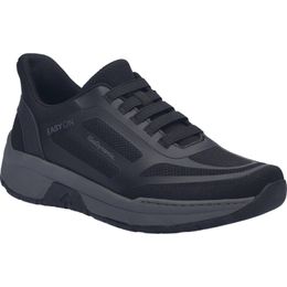 Josef Seibel Herren Sneaker "Mitchell 08, schwarz", Gr. 43, schwarz, Obermaterial: 100% Textilmaterial TEXMAT., Schuhe