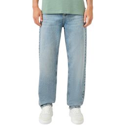 QS Herren 5-Pocket-Jeanslight blau used, Gr. 31, unifarben, Denim/Jeans, Obermaterial: 100% Baumwolle, Jeans, im LOOSE FIT