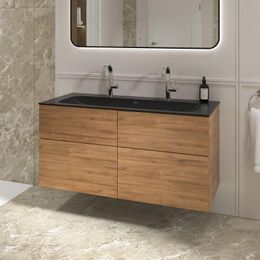 Villeroy & Boch Villeroy & Boch Somera Schrank mit Doppelwaschtisch, 2 Ausz&uuml;ge, 5A73C1R7+B80700RH,