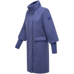 Navahoo Damen Langmantel "Polarbl&uuml;te 14", lila, Gr. L, Oberstoff: 90% Polyacryl, 10% Viskose. Innenfutter: 100% Polyester. &Auml;rmelfutter: 100%