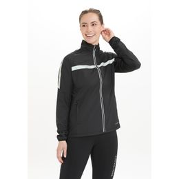 Endurance Damen Laufjacke "Ginar", schwarz, Gr. 46, mehrfarbig, 100% Polyester, Jacken, mit starken Ultra-Reflektoren