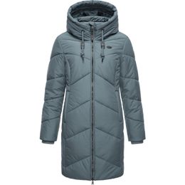 Ragwear Damen Steppmantel "Novista", grau, Gr. XXXL, Obermaterial: 100% Polyester. Futter: 100% Polyester. Wattierung: 100% Polyester. &Auml;rmelfutter: