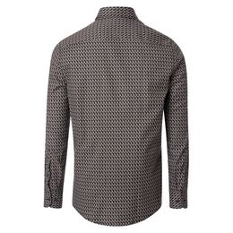 Casamoda Herren Langarmhemd "Casamoda Freizeithemd Langarm Print", gelb, Gr. L, bedruckt, 100% Baumwolle, Hemden