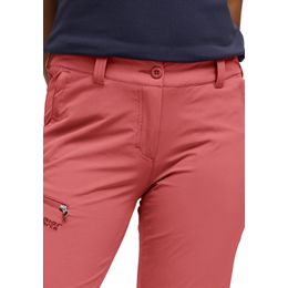 Maier Sports Damen Funktionshose "Inara slim", rot, Gr. 44, 90% Polyamid, 10% Elasthan, Hosen, Herren Wanderhose, atmungsaktive Outdoor-Hose, 4