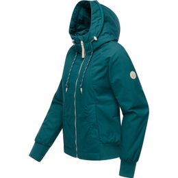 Ragwear Damen Outdoorjacke "Lumie YOUMODO", gr&uuml;n, Gr. M, Obermaterial: 65% Polyester, 35% Baumwolle. Innenfutter: 100% Polyester. Wattierung: 100%