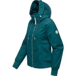 Ragwear Damen Outdoorjacke "Lumie YOUMODO", gr&uuml;n, Gr. XXL, Obermaterial: 65% Polyester, 35% Baumwolle. Innenfutter: 100% Polyester. Wattierung: 100%