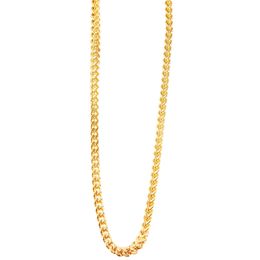 Adelia&acute;s Kette ohne Anh&auml;nger ADELIA&acute;S "Unisex Halskette aus Edelstahl 50 cm", gold, Halsketten, Damen, 50cm, Edelstahl, Ideal zum Verschenken &ndash; schlicht und stilvoll