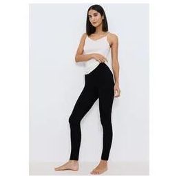 Leggings Triumph "Beauty Layers Leggings Wool", Damen, Gr. M, N-Gr, schwarz, Single Jersey, Obermaterial: 100% Wolle, unifarben, bequem lang, Hosen Leggings, Reine Wolle, w&auml;rmend