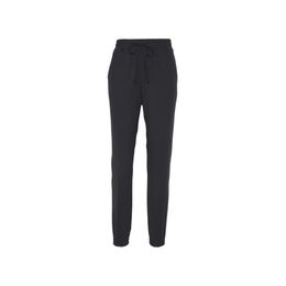Chinohose "Girlfriend Collective Trouser Reset", Damen, Gr. M, Normalgr&ouml;&szlig;en, schwarz, Obermaterial: 91% Polyester, 9% Elasthan, Girlfriend Collective, Hosen Chinohose