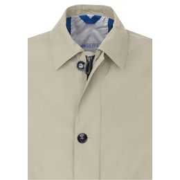 Bugatti Herren Kurzmantel, grau, Gr. 50, 100% Polyester, M&auml;ntel, mit Stretchfunktion