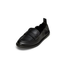 Marc O'Polo MARC O'POLO Damen Loafer "mit elastischer Fersenkante", Gr. 39schwarz, Obermaterial: 100% Leder (Rind), unifarben, Schuhe