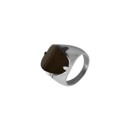 Adelia&acute;s ADELIA ́S Damen Fingerring "Damen Ring aus Edelstahl", 56, Edelstahl, braun, Edelstahl, Fingerringe