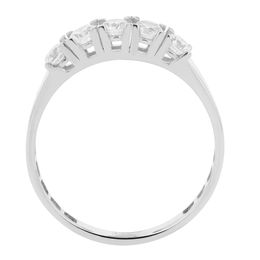Adelia&acute;s ADELIA ́S Damen Fingerring "Damen Ring aus 333 Gold mit Zirkonia", 54, silber, Fingerringe