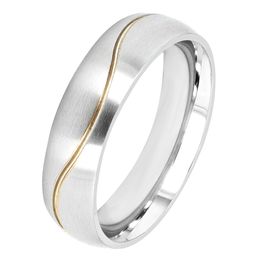 Adelia&acute;s ADELIA ́S Herren Fingerring "Herren Ring aus Edelstahl", 54, Edelstahl, silber, Edelstahl, Fingerringe