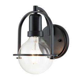 Elstead Lighting Somerset Wandleuchte, E27, QN-SOMERSET1-C-BK,