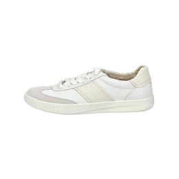 Legero Damen Sneaker "Legero Sneaker Leder", Gr. 42, wei&szlig;, Leder, Schuhe
