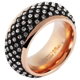 Adelia&acute;s ADELIA ́S Damen Fingerring "Damen Ring aus Edelstahl", 56, Edelstahlgold, Edelstahl, Fingerringe