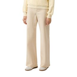s.Oliver Damen Schlagjeansbeige, Gr. 46, unifarben, Denim/Jeans, Obermaterial: 98% Baumwolle, 2% Elasthan, Jeans, mit Schlag und Stretch