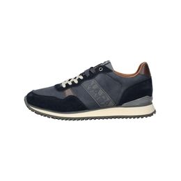 Napapijri Herren Sneaker "Napapijri Sneaker Lederimitat/Textil", Gr. 41, blau, Lederimitat, Textil, Schuhe