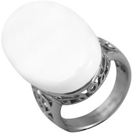 Adelia&acute;s ADELIA ́S Damen Fingerring "Damen Ring aus Edelstahl", 54, Edelstahlsilber, Edelstahl, Fingerringe