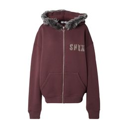 SHYX Zip-Up Hoodie female Brown size XXL
