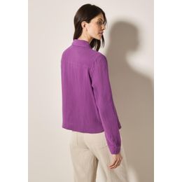 Cecil Damen Blousonmagenta lacquer, Gr. XXL, unifarben, Web, 100% Baumwolle, Jacken, aus reiner Baumwolle