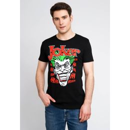 logoshirt Herren T-Shirt "DC Comics", schwarz, Gr. M, bedruckt, 100% Baumwolle, Shirts, mit lizenziertem Originaldesign