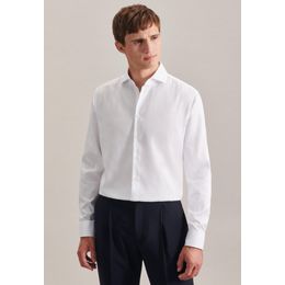 Seidensticker Herren Businesshemd "Schwarze Rose", wei&szlig;, Gr. 40, unifarben, 100% Baumwolle, Hemden, Shaped 1/1 Kentkragen